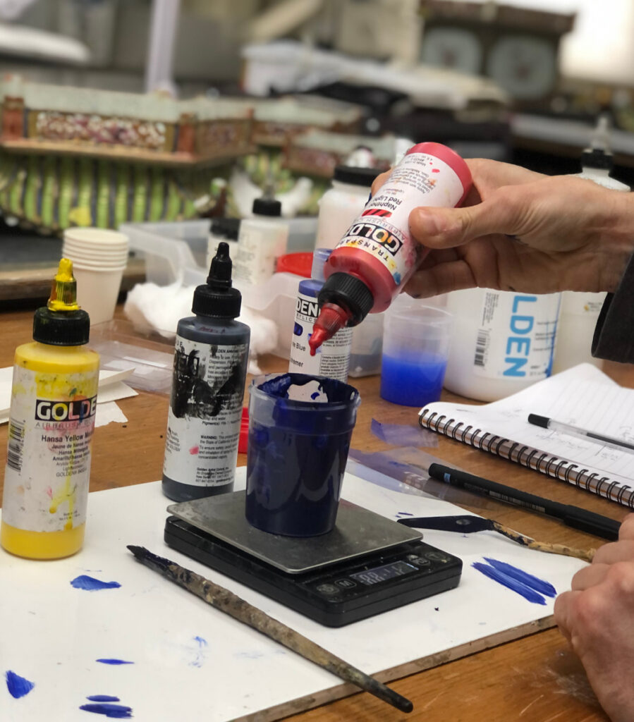 Pagodas Project Part Four, Inpainting - Brighton & Hove Museums