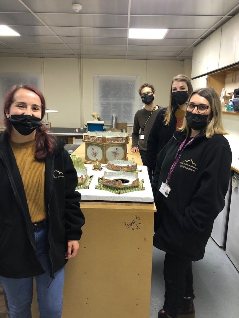 Pagodas Project Part Five, Gilding and Toning - Brighton & Hove Museums