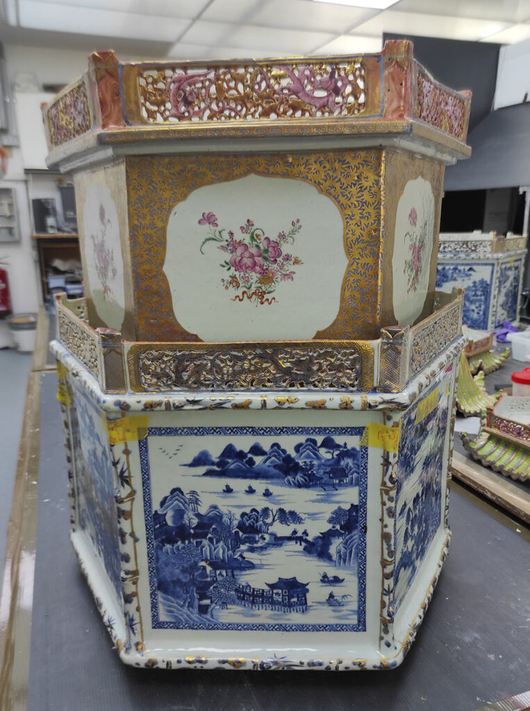 Pagodas Project Part Five, Gilding and Toning - Brighton & Hove Museums