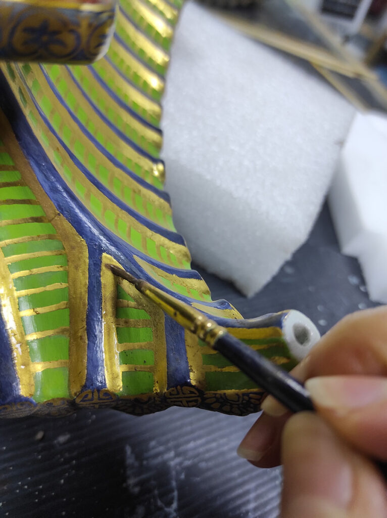 Pagodas Project Part Five, Gilding and Toning - Brighton & Hove Museums